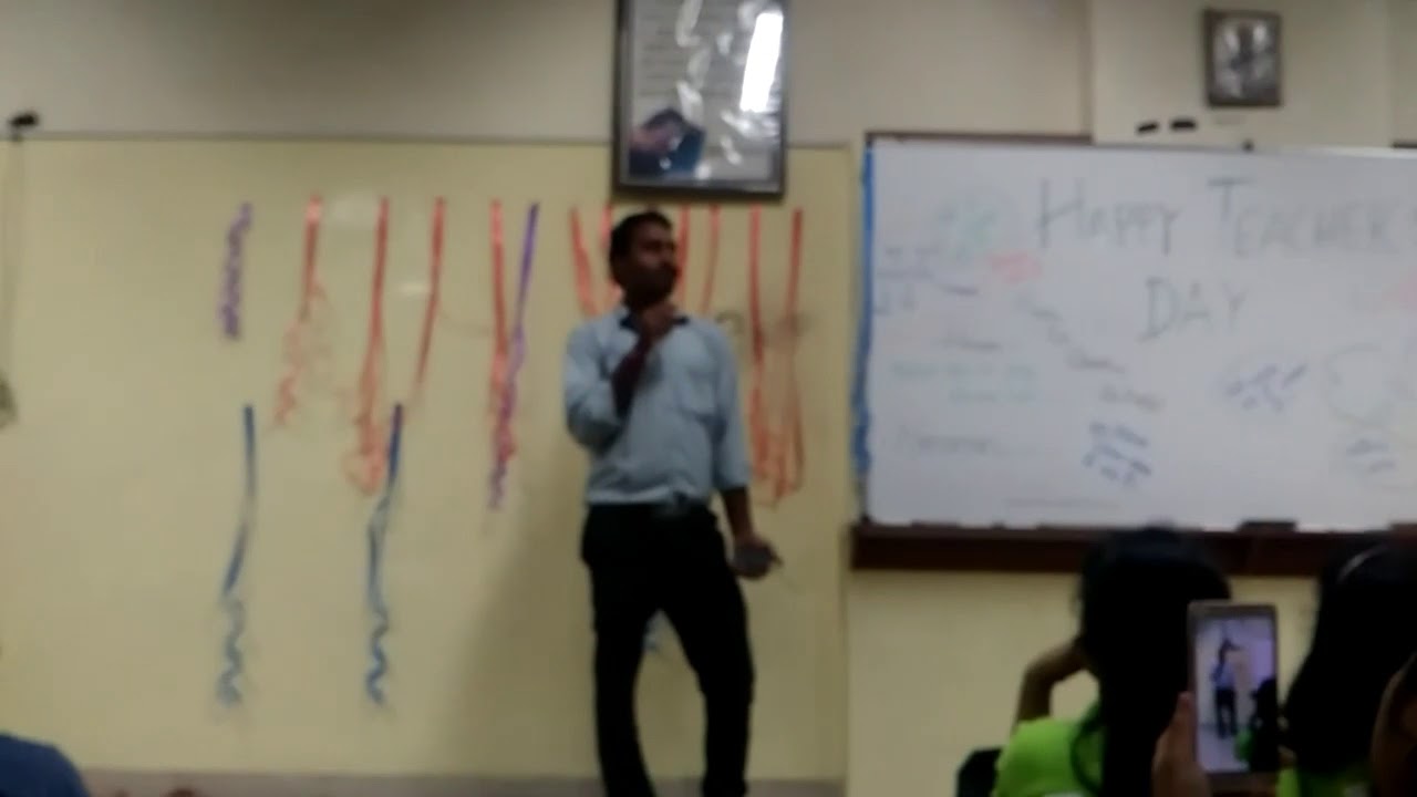 Floor Incharge Amazing Singing with SKH Sir On Teachers ' Day Part 3 ...