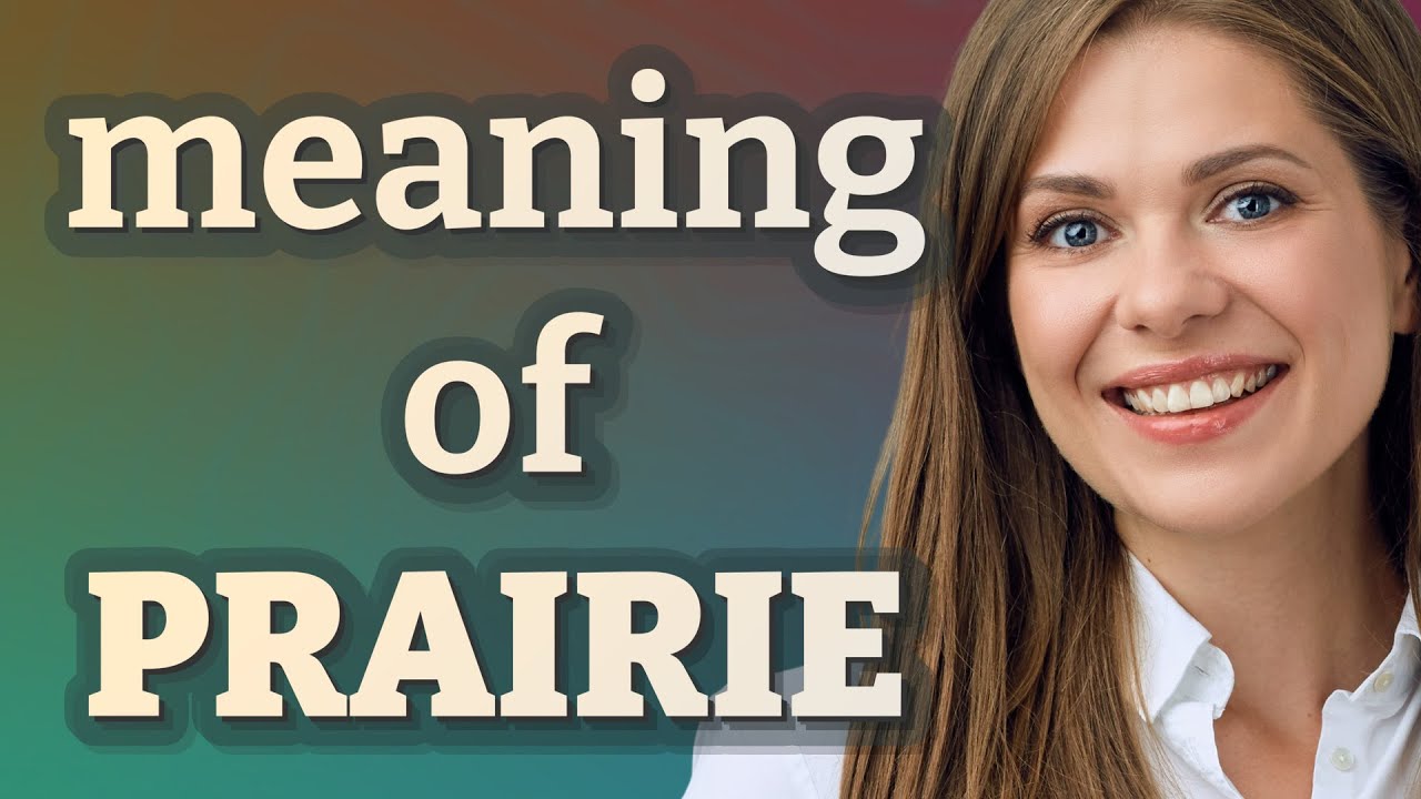 Prairie | meaning of Prairie - YouTube