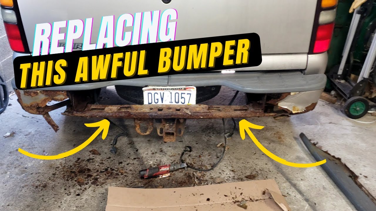 Replacing a RUSTY Bumper on a Chevy Suburban / Tahoe / Yukon / Escalade ...