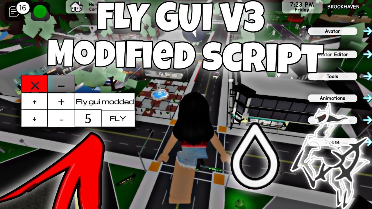 (OP) FE FLY GUI V3 MODIFIED SCRIPT | HYDROGEN • FLUXUS - YouTube