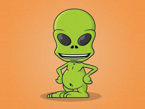 An Alien is watching Mickey mouse clubhouse - YouTube