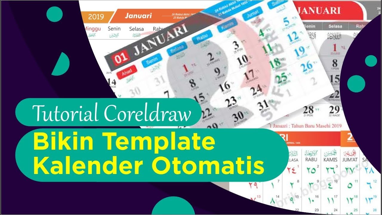 Cara Bikin Template Kalender secara Otomatis di Coreldraw versi x6 ...