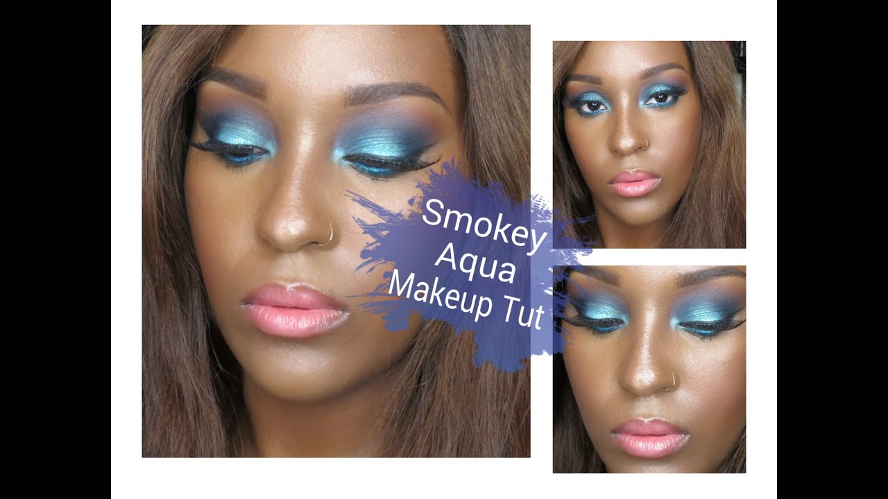 Somkey Aqua Makeup Tutorial Ft. Ibiza Eyeshadow - YouTube