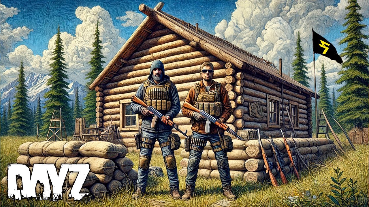 Building a Cozy Base on a CRAZY DayZ Server - YouTube