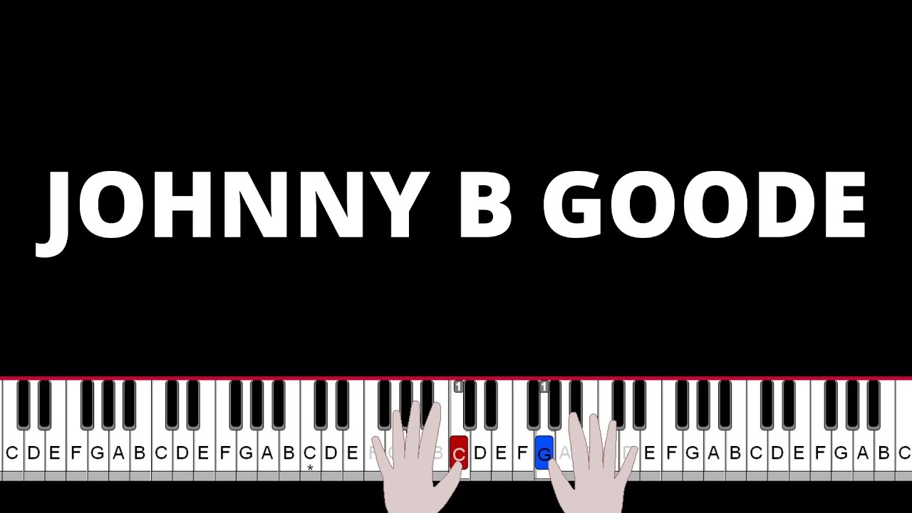 Johnny B Goode - Chuck Berry - ADVANCED Piano Tutorial - YouTube