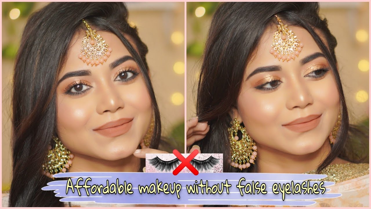 False Eyelashes Before And After Indian