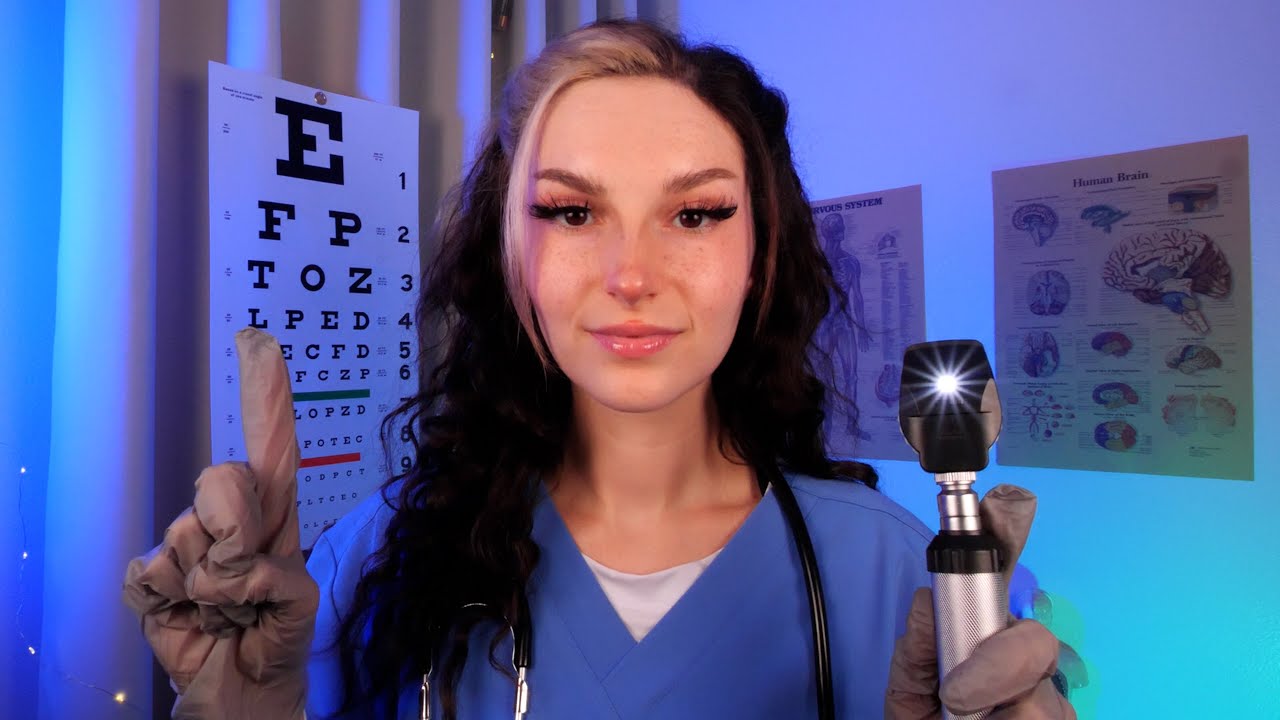 ASMR Detailed Cranial Nerve Exam | Medical Personal Attention Doctor Role Play - YouTube