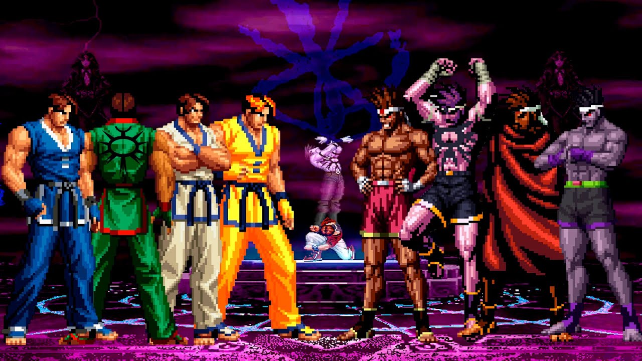 The King of Fighters (MUGEN) | Kim Kaphwan Team vs Joe Higashi Team ...