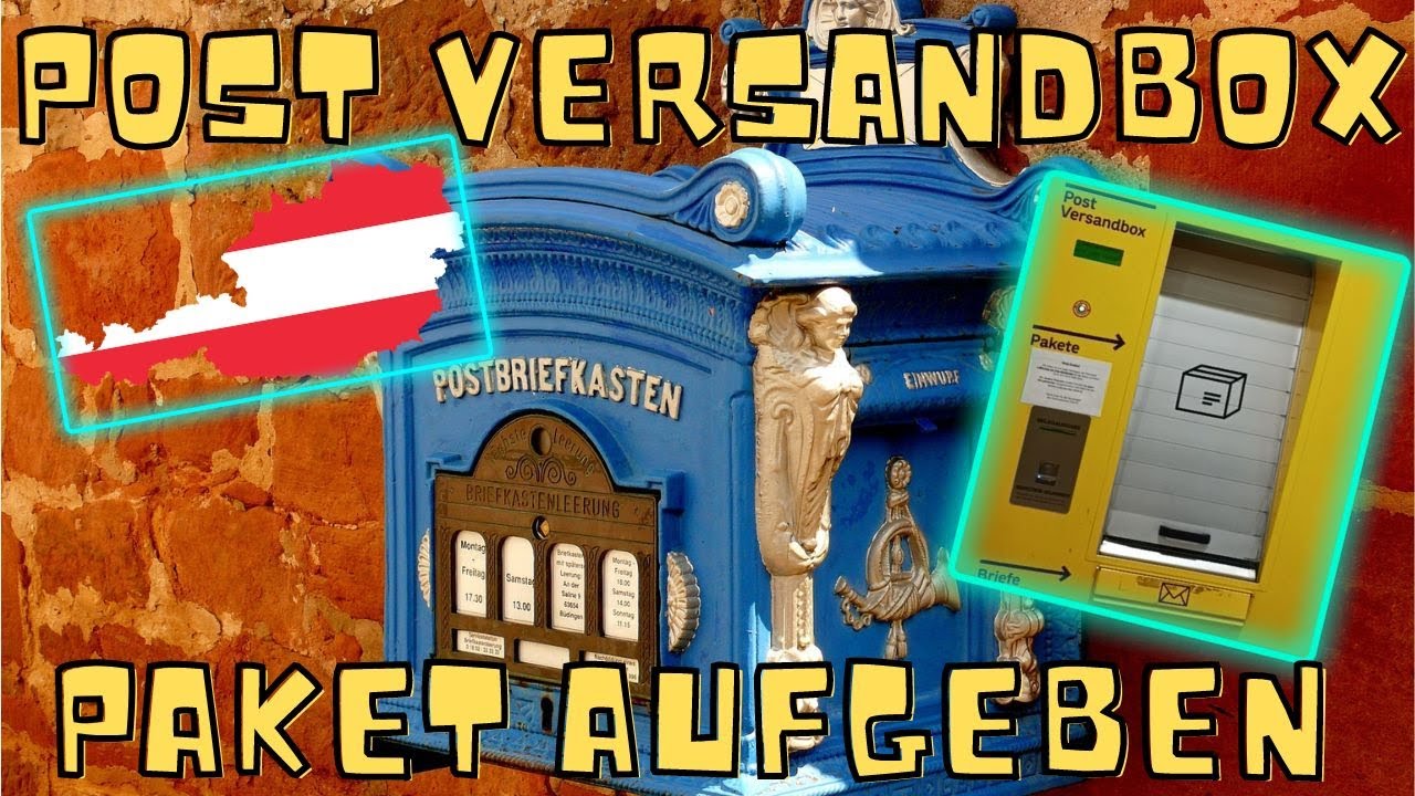 Paket aufgeben bei der Post Versandbox - YouTube