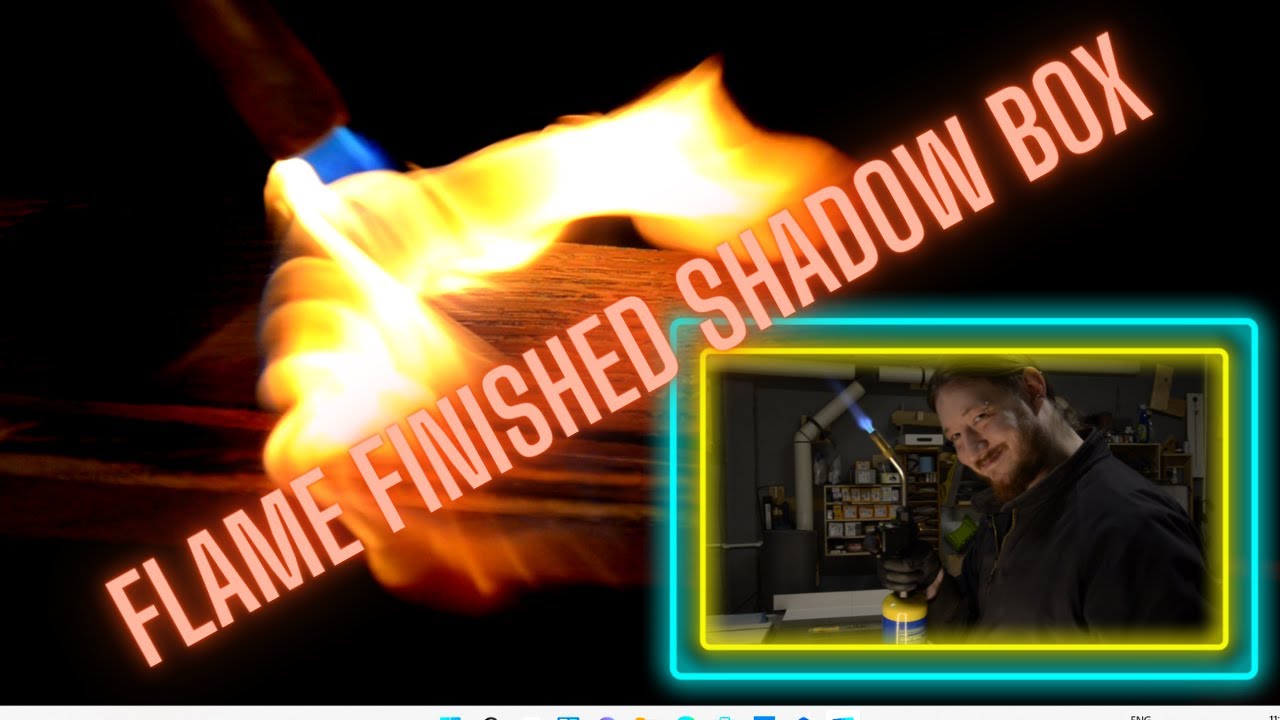 How to make a shadow box flame grilled BBQ style - YouTube