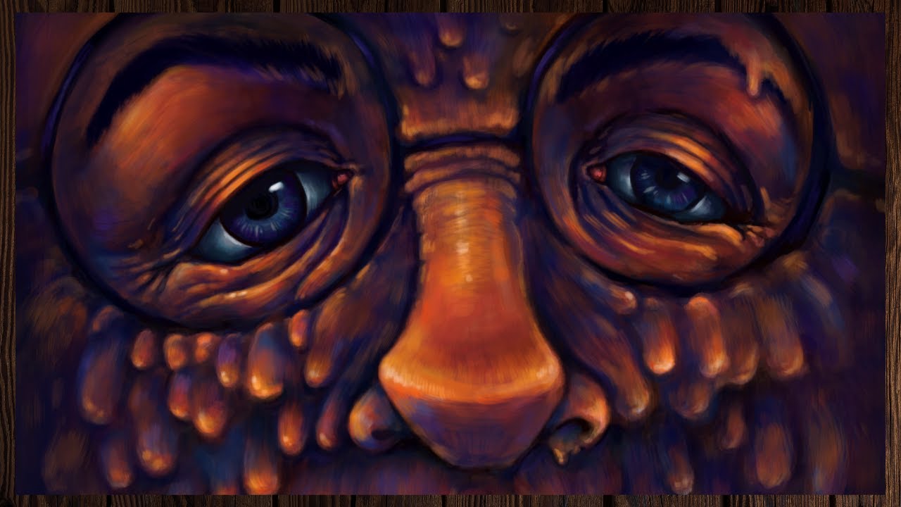 Melting Face Portrait! | Procreate Digital Painting Timelapse - YouTube