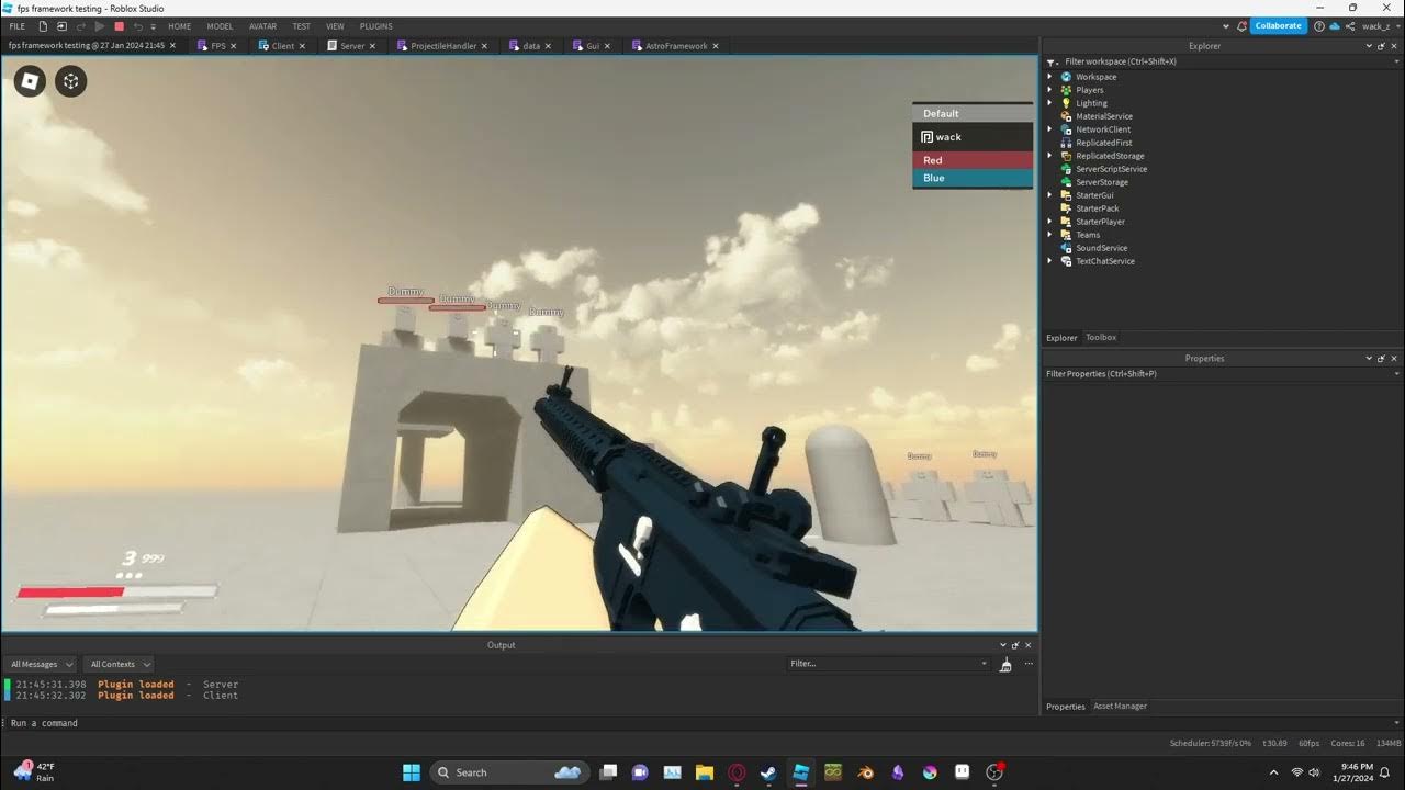 roblox fps framework - YouTube