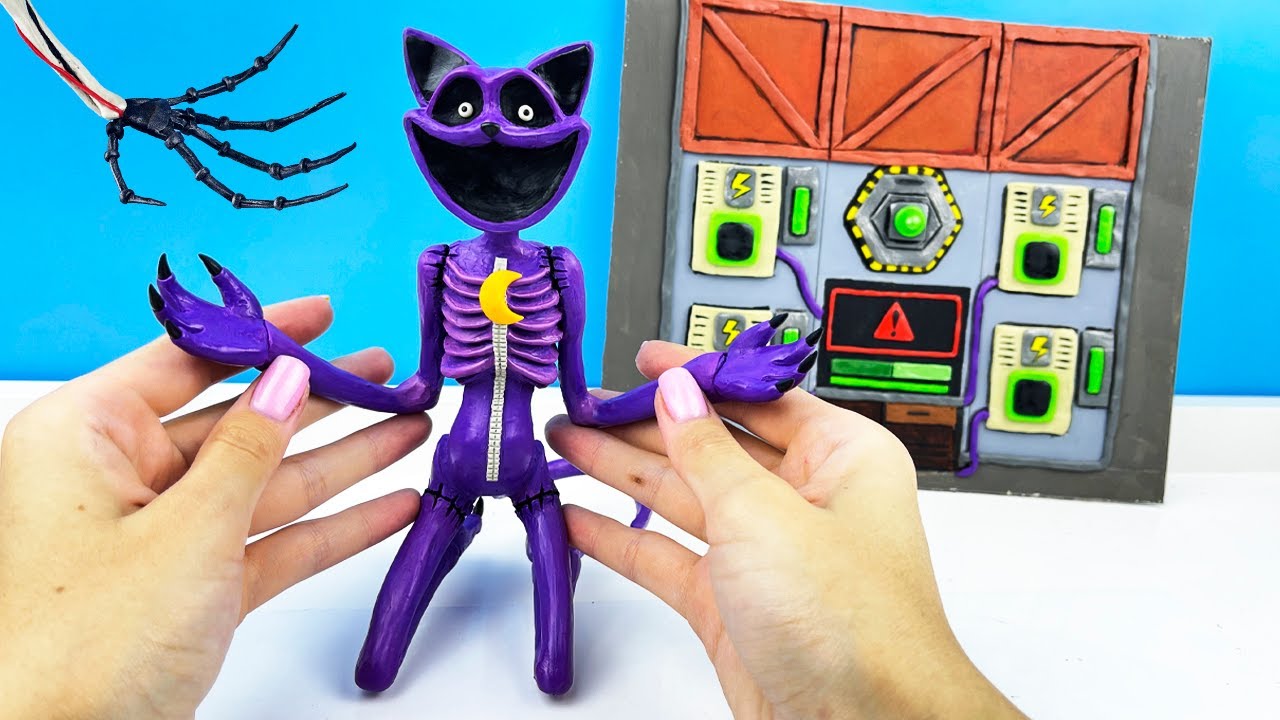 Making CatNap and The Prototype (kills) with clay - Poppy Playtime ...
