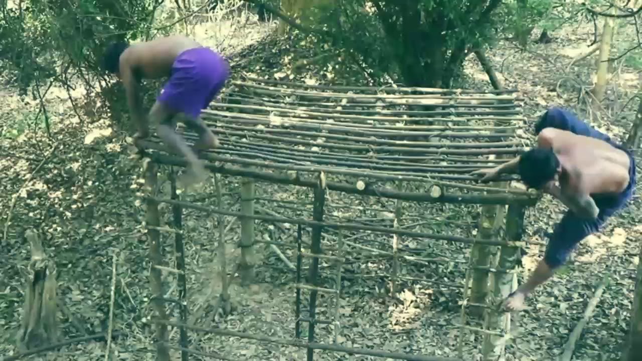 Native Builders | Constructing Mud House In The Forest - YouTube
