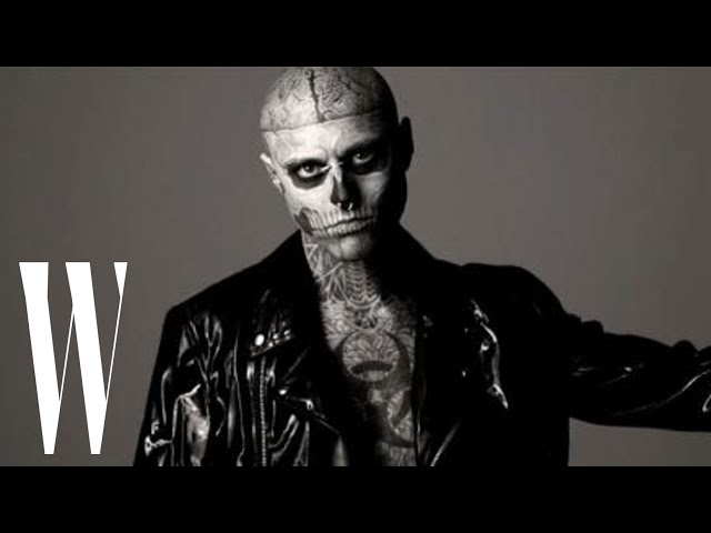 Rick Genest Fashion Skeletal Tattooed Editorials : Rick Genest