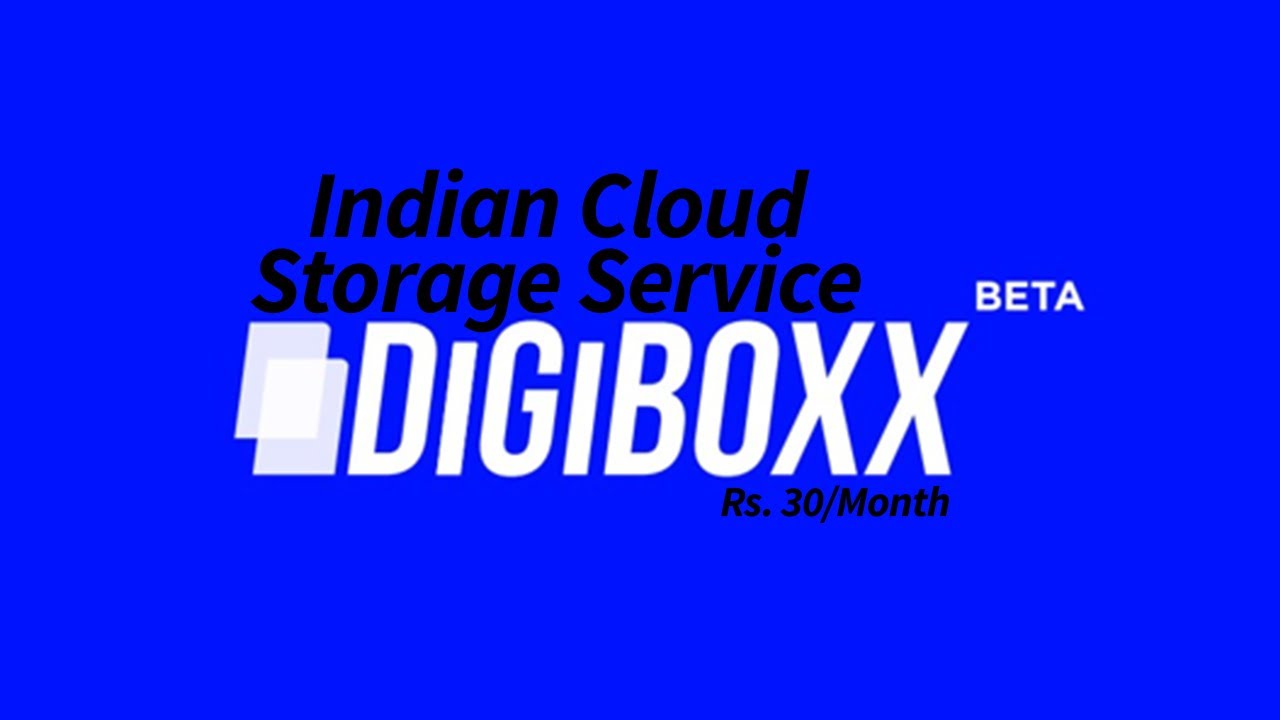 Indian Cloud Storage Service DigiBoxx Launched at Rs. 30/Month - YouTube