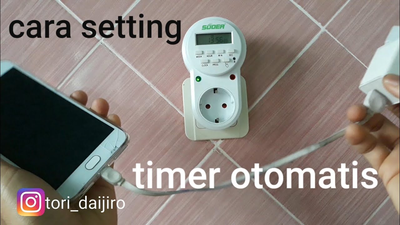 Cara Setting Timer Otomatis Listrik/Auto feeder/ Timmer pakan otomatis ...