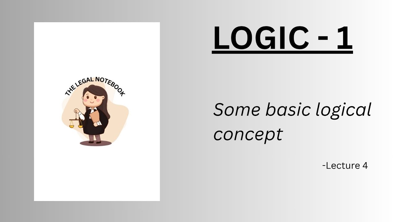 LOGIC - 1 | Module - 1 | Some basic logical concept - YouTube