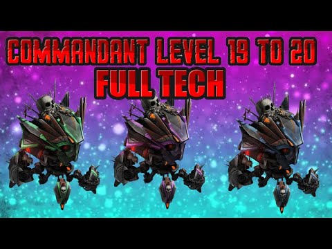 War Commander Commandant Level 19 To 20 & Full Tech - YouTube