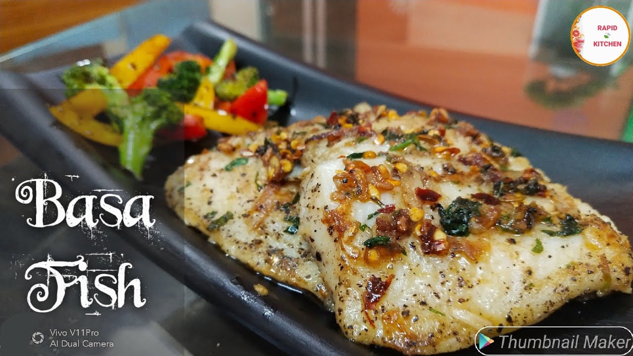 Basa Fish Recipe || Basa Fish With Lemon Butter Sauce || Quick & Easy ...