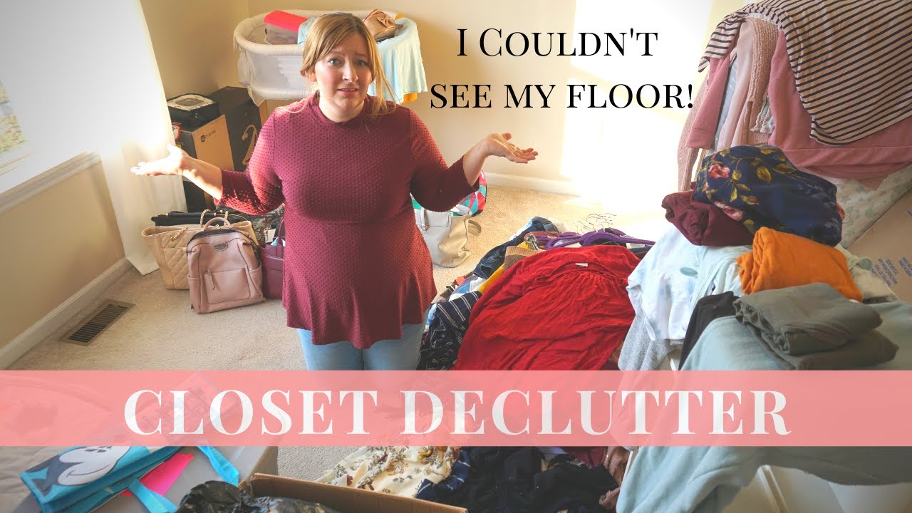 Closet Declutter| Complete Disaster| How to Declutter your Closet ...