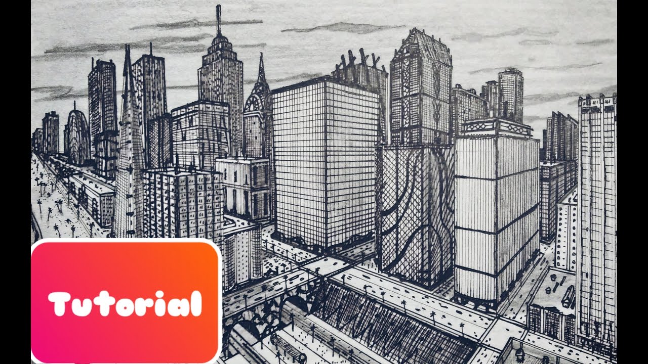 Tutorial Menggambar Kota, Tutorial PART 1 - YouTube