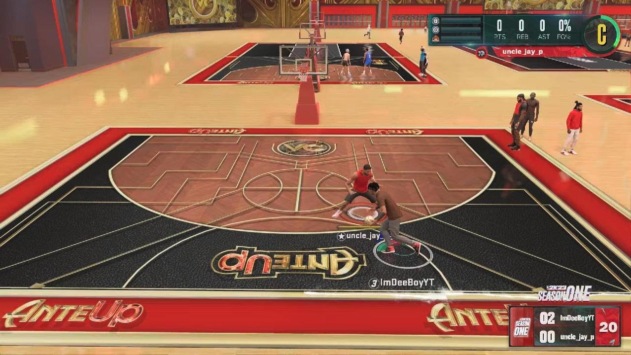 NBA 2K23 - My First Ante Up Game (1-on-1) - YouTube
