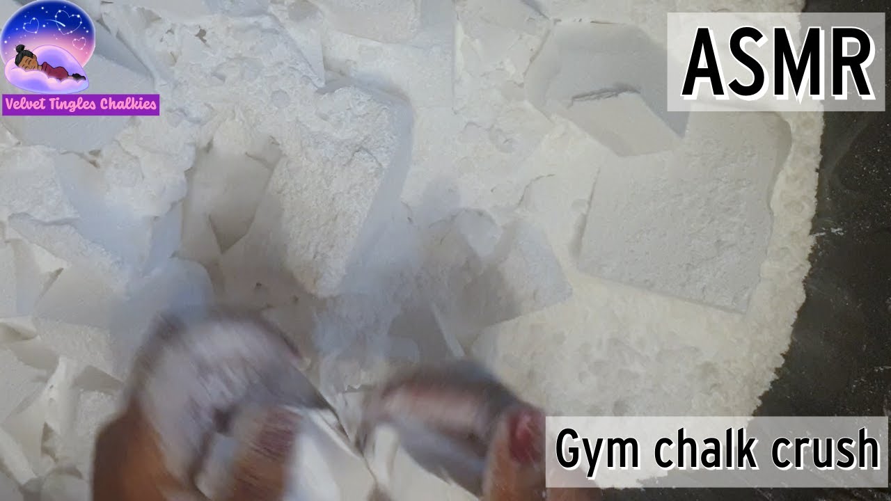 ASMR Gym Chalk crumble| Gym chalk crumble| Blocks gym chalk [] - YouTube