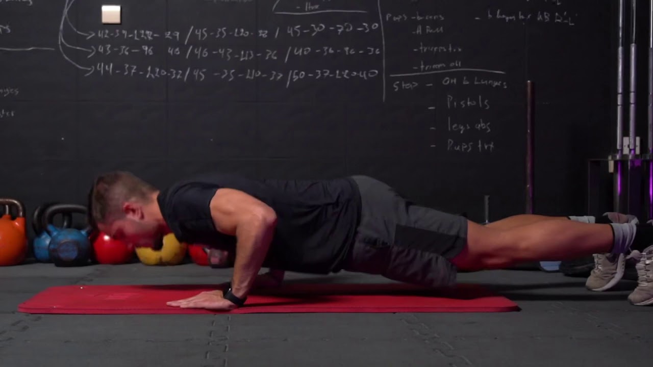 Staggered push ups - YouTube