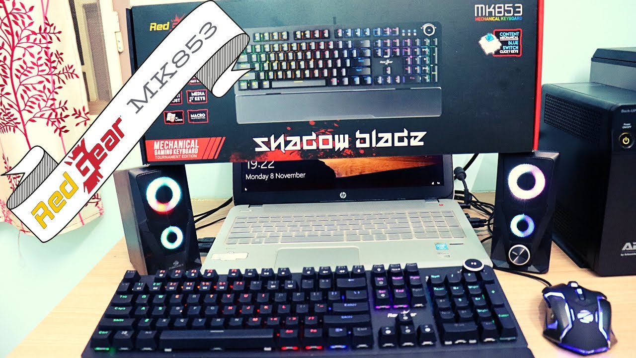 Redgear Shadow Blade Mechanical Keyboard | MK853 | unboxing | Review ...