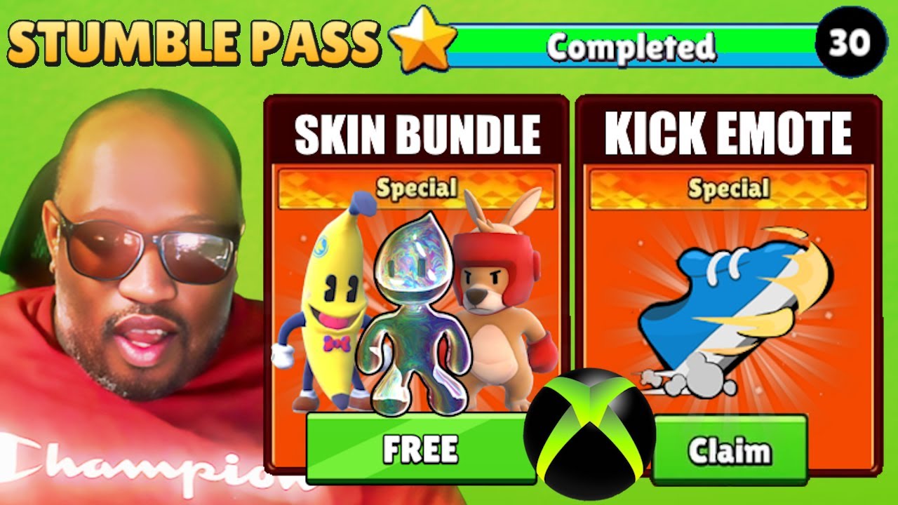 KICK Emote is Back! XBOX Stumble Guys May Pass (2024) - YouTube