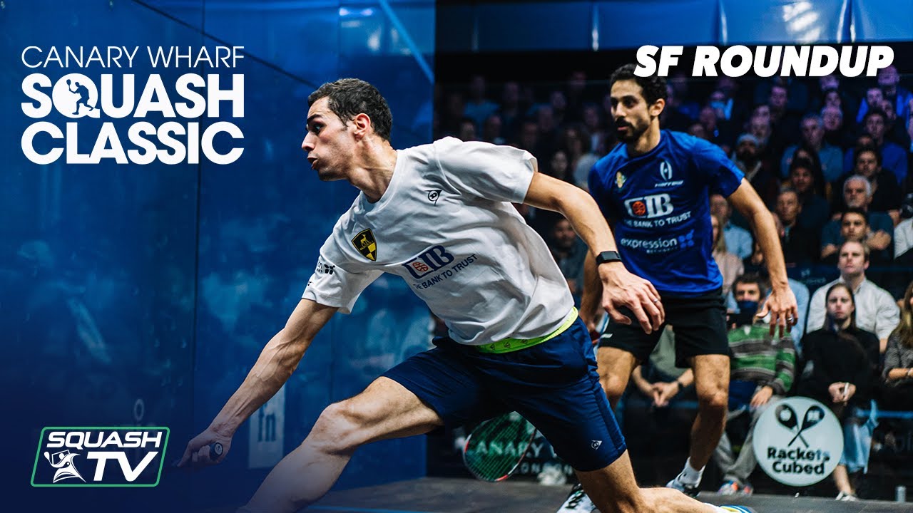 Squash: Canary Wharf Classic 2021 - Semi Finals Roundup - YouTube