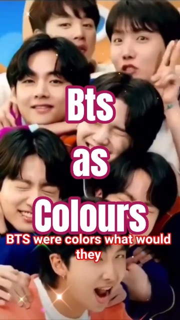 BTS Members as Colors 💙💛💜 Which One Is Yours? #bts #kpop #btsmember # ...