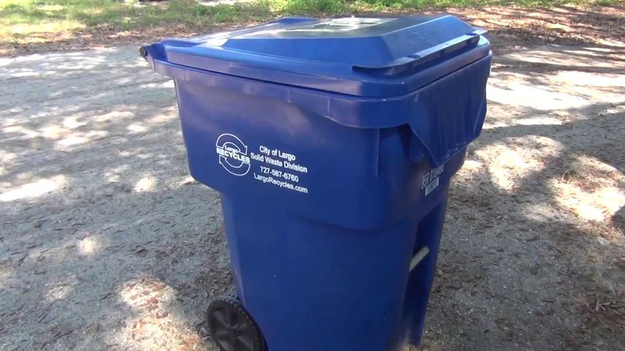 New Recycling Container City Largo Florida - YouTube
