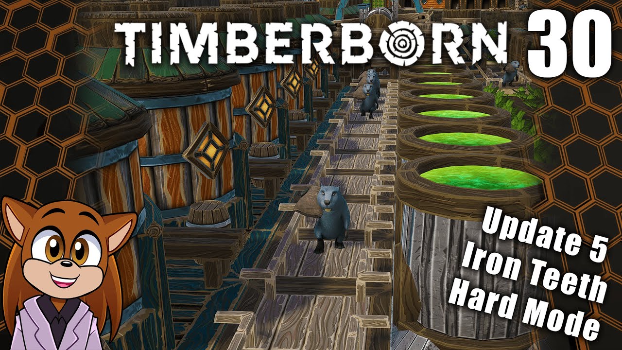 Timberborn Update 5 - Iron Teeth Hard Mode - The Short Episode - YouTube