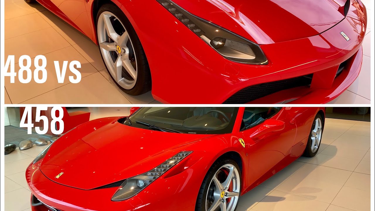 Ferrari 458 Italia vs Ferrari 488 GTB - YouTube