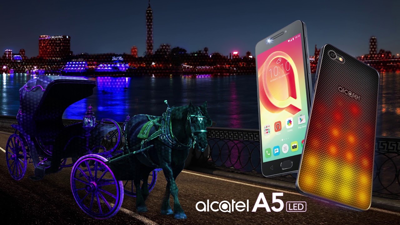 Alcatel A5 LED - LIGHT UP YOUR COLORS with a device - YouTube