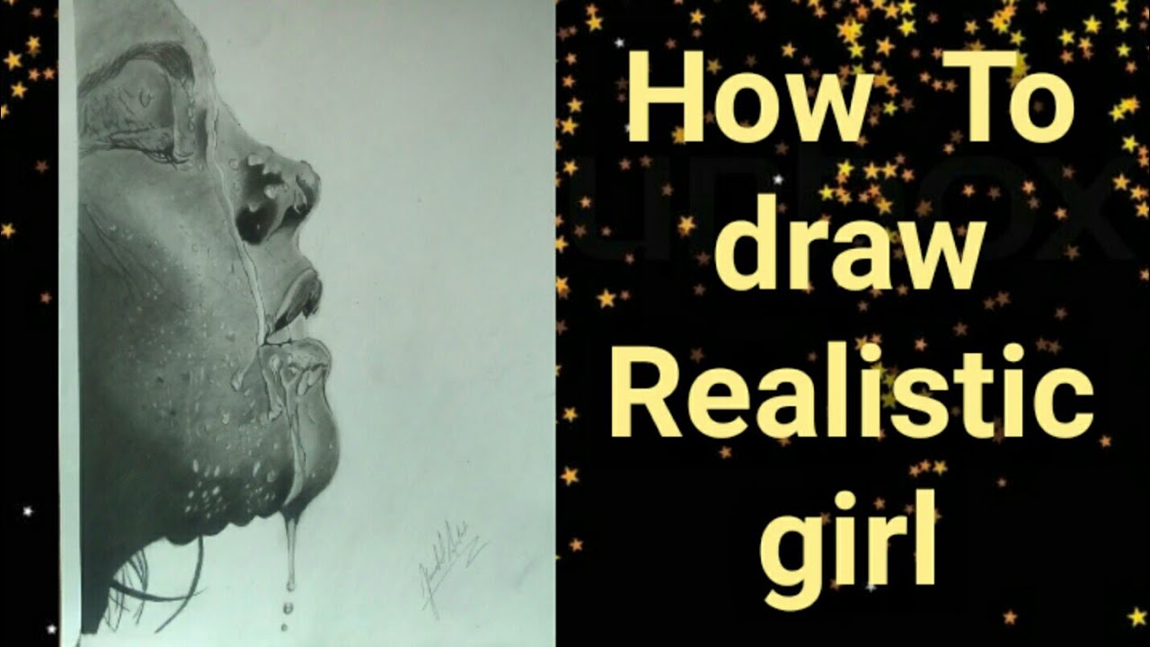 #realisticsketch #girlsketch how to draw girl sketch step by step - YouTube