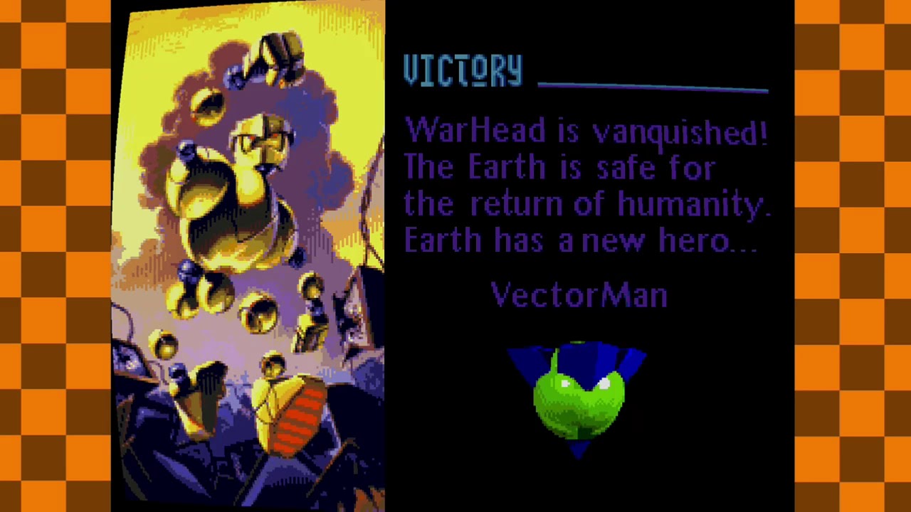Sega genesis classics collection vectorman shooting warhead boss part ...