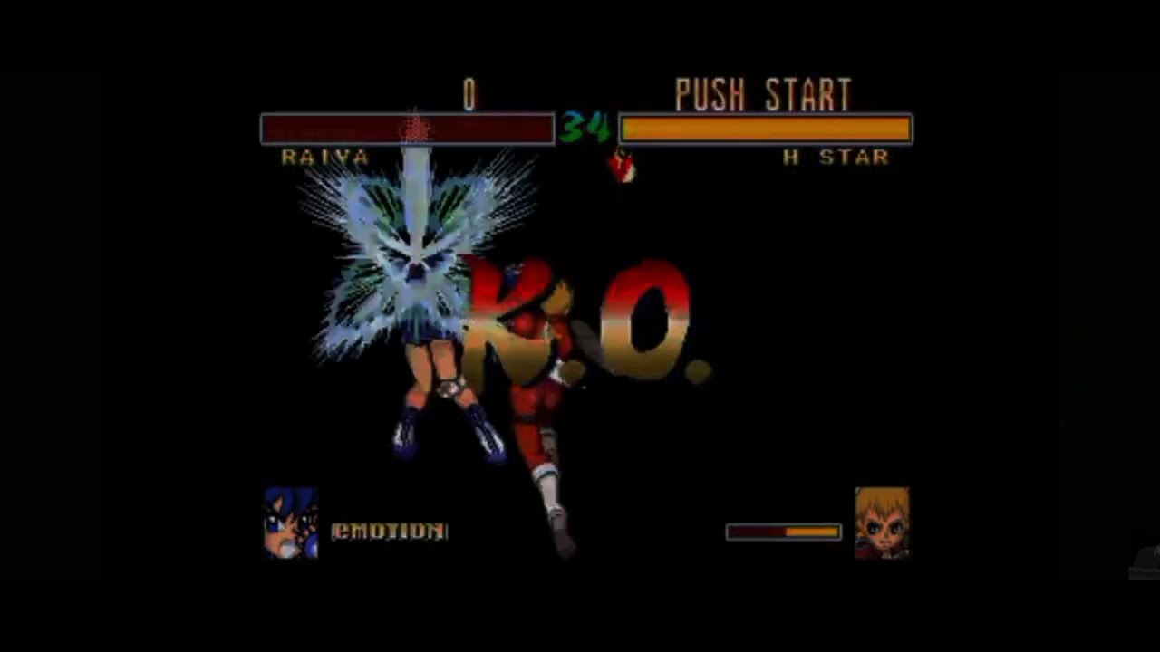 Touki Denshou - angel eyes (PS1) game over - YouTube