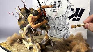 Sculpting Revived Roronoa Zoro ONE PIECE CLAY FIGURE | Doovi