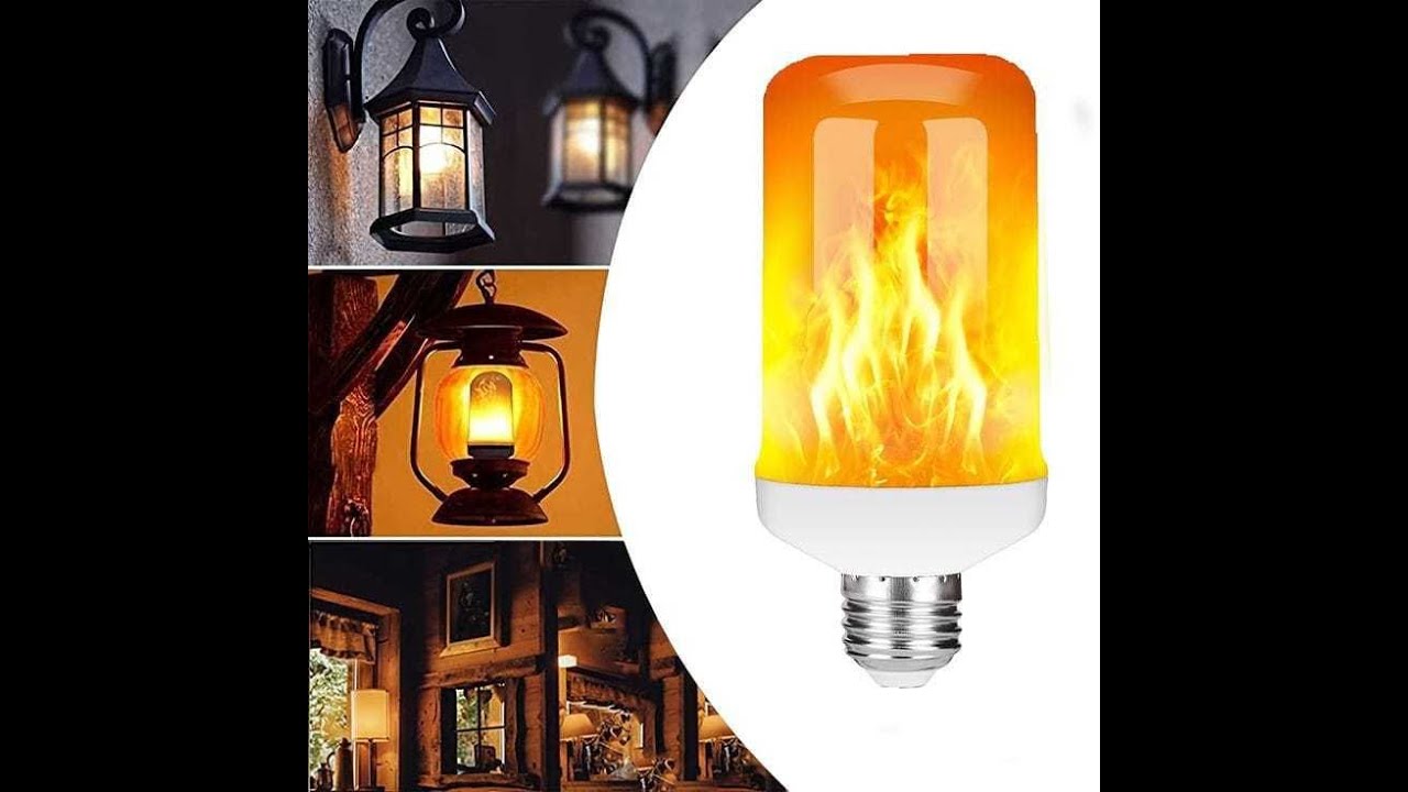 Video Produk Lampu Api/Lampu Obor Api/LED Bohlam Api 9 Watt E27 - YouTube