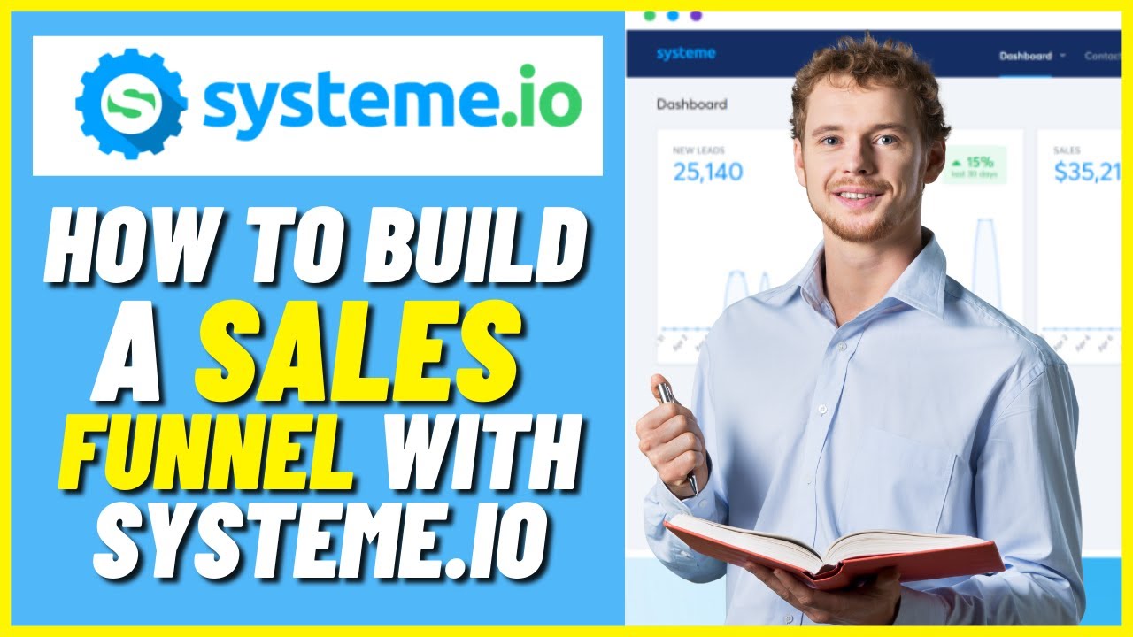 How To Build A Sales Funnel with Systeme.io For FREE | Best Marketing ...