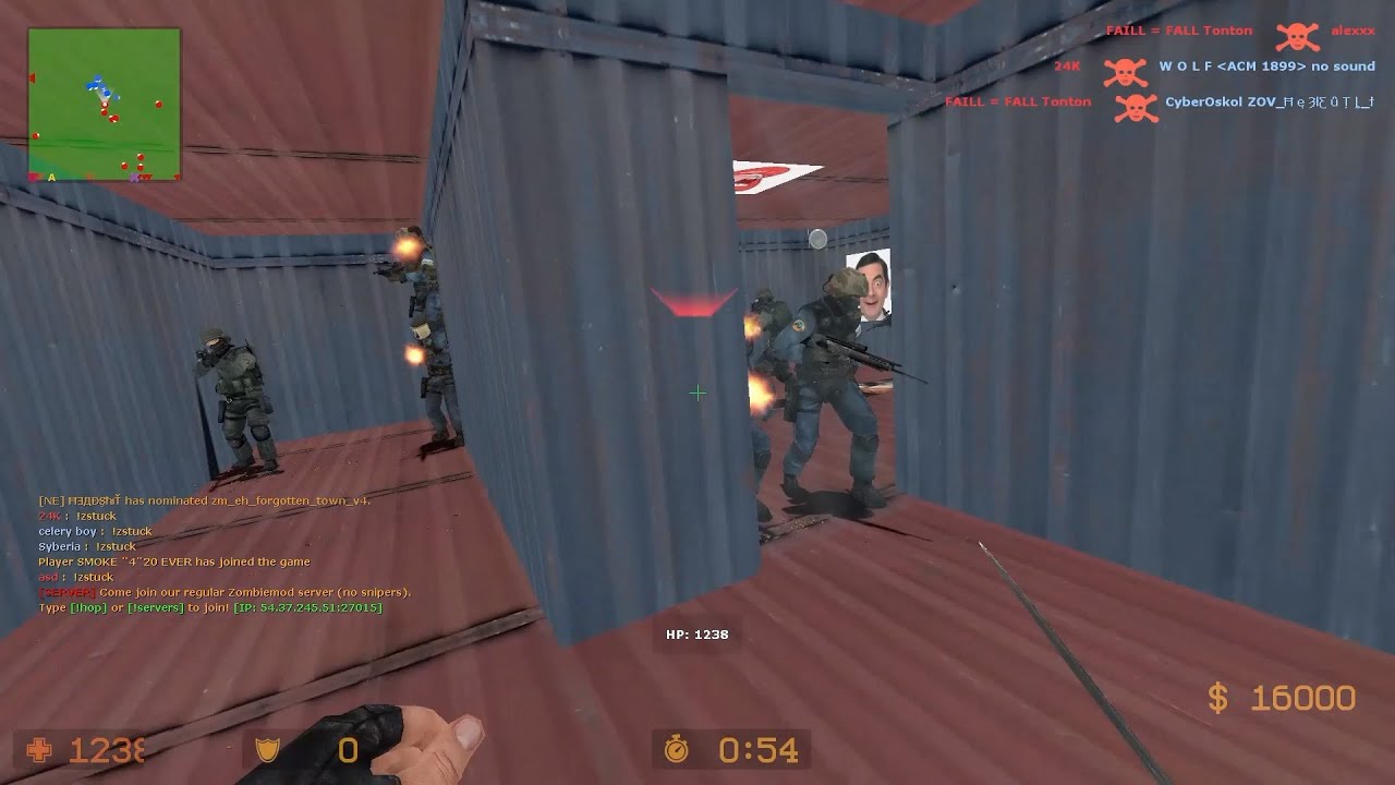 zm lila panic map in Counter-Strike: Source (CSS) - Zombies (225) - YouTube