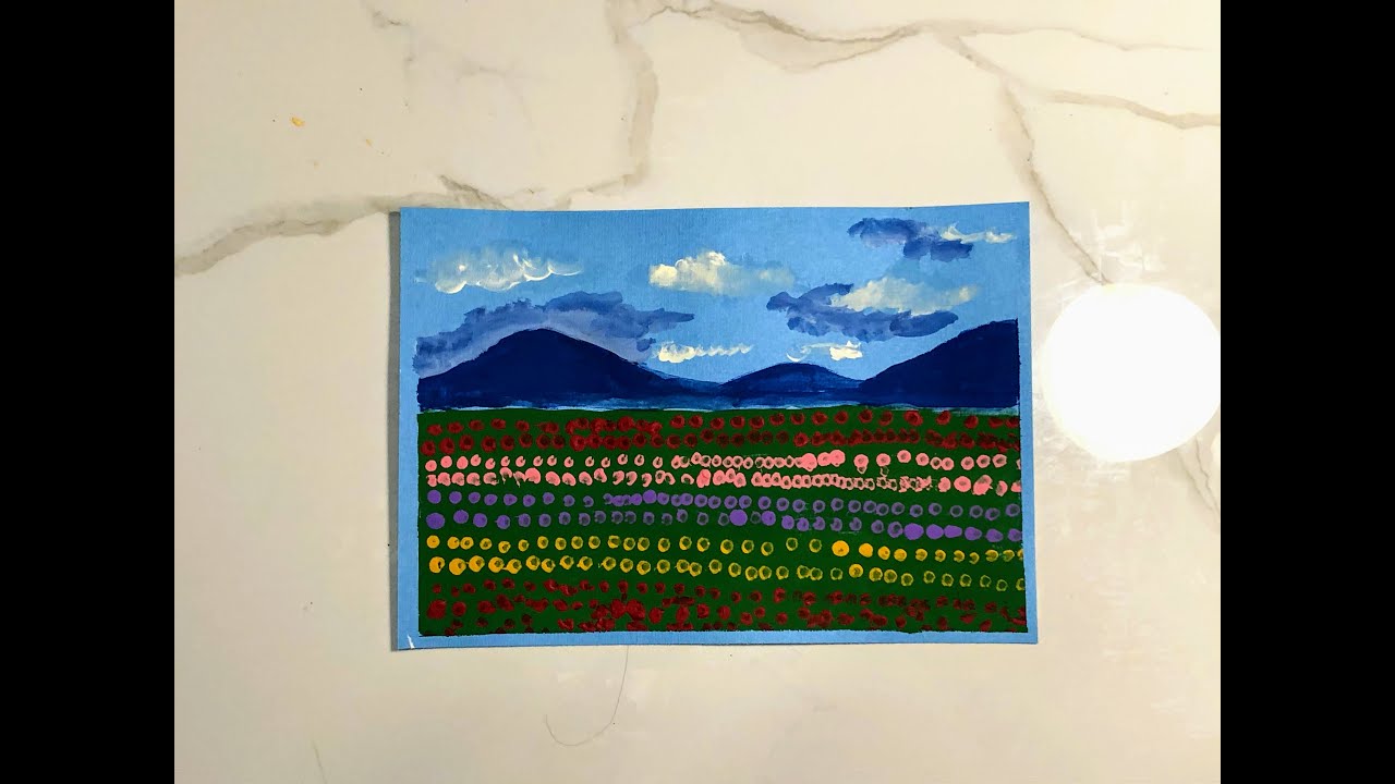 Q-Tip Tulips! - Primary Elementary School Art Tutorial - YouTube