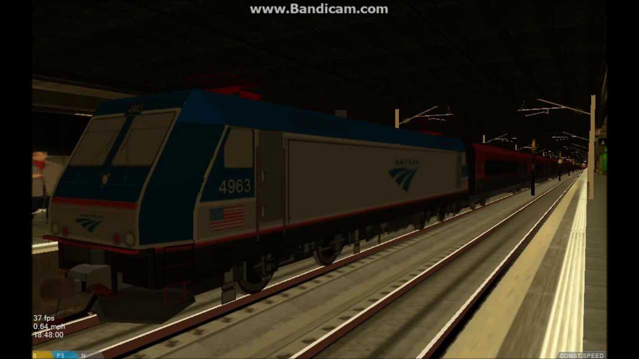 OpenBVE HD: Amtrak ALP-46 Making Station Stops on the Les Taux - St ...