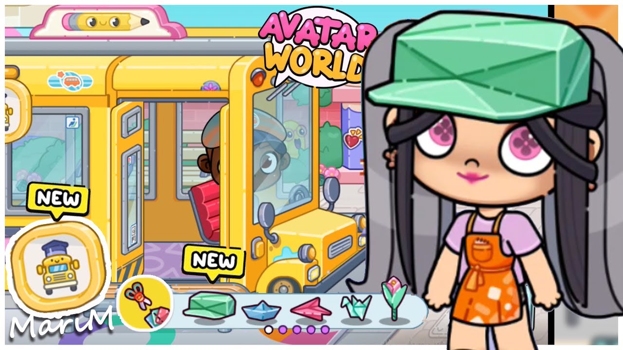 UPDATE in game. SCHOOL BUS and interesting secrets in Avatar World ...