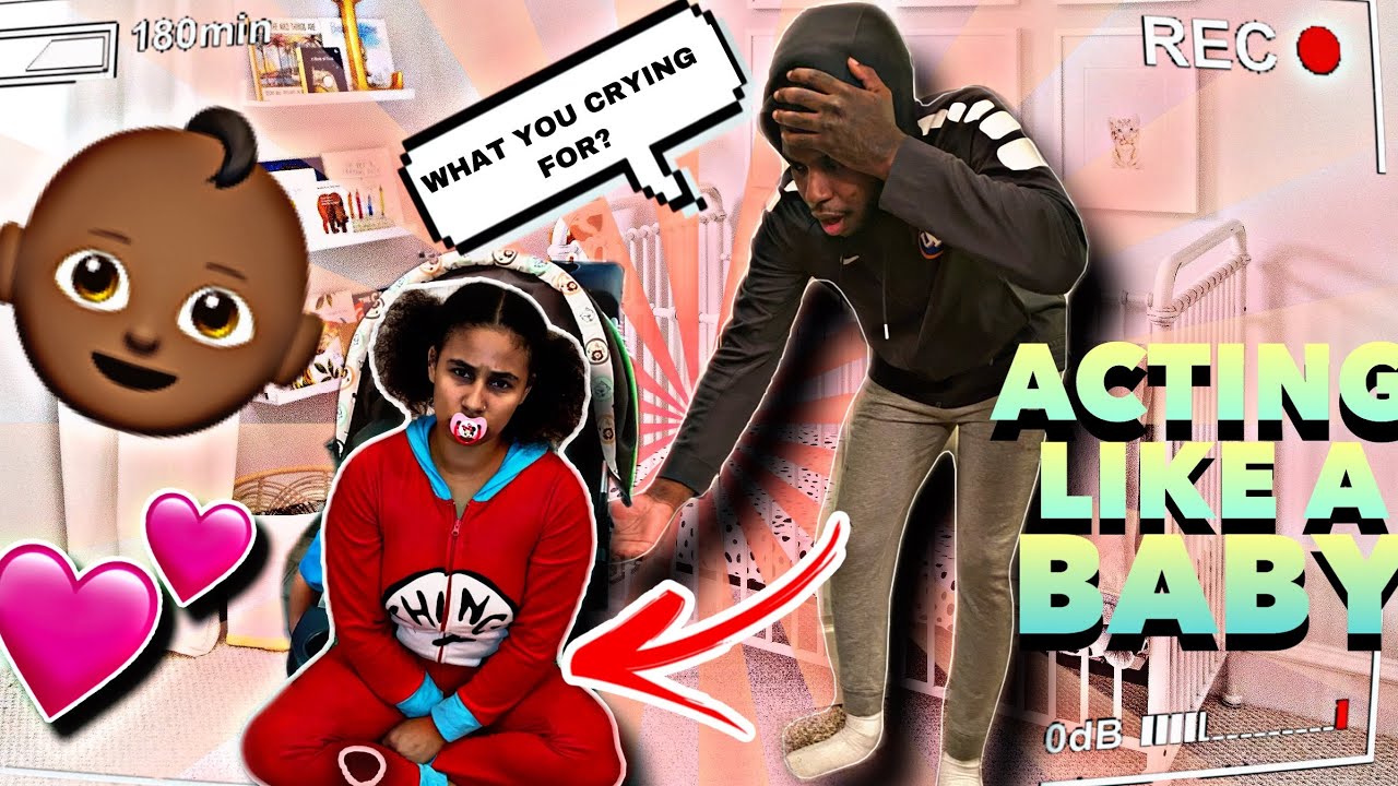 ACTING LIKE A "BABY" TO SEE HOW MY BOYFRIEND REACTS... *HILARIOUS ...