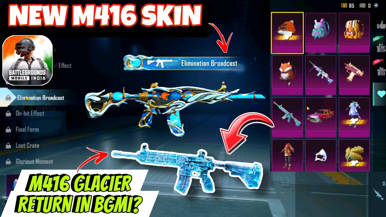 Upcoming m416 upgradeable gun skin | New upgradeable skin pubg mobile ...
