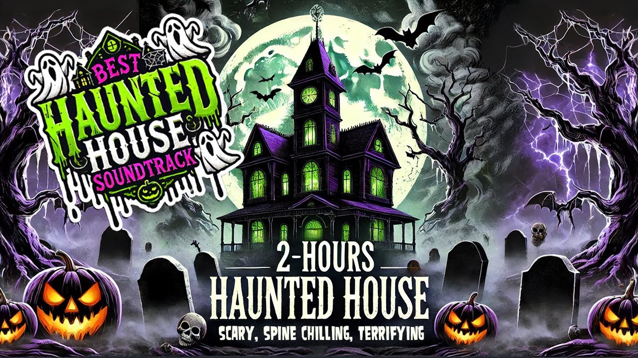 2 Hour Haunted House Soundtrack: Halloween Sounds - YouTube